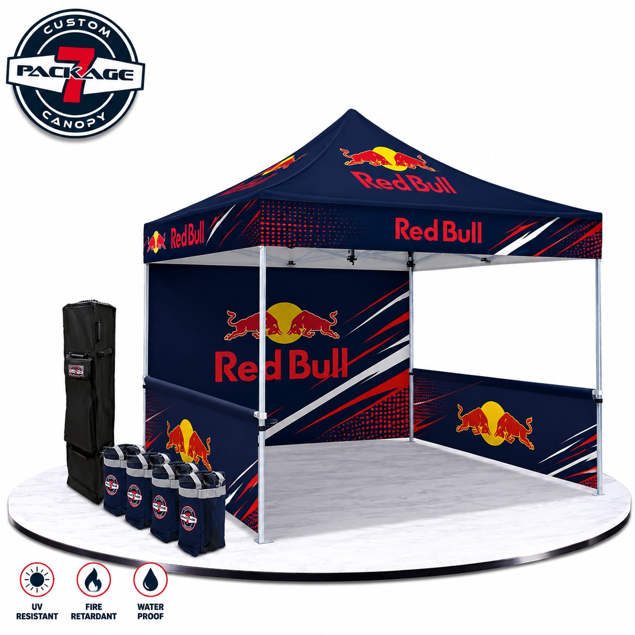 Branded Custom Canopy Tents with Logo From $534 USA + Ship