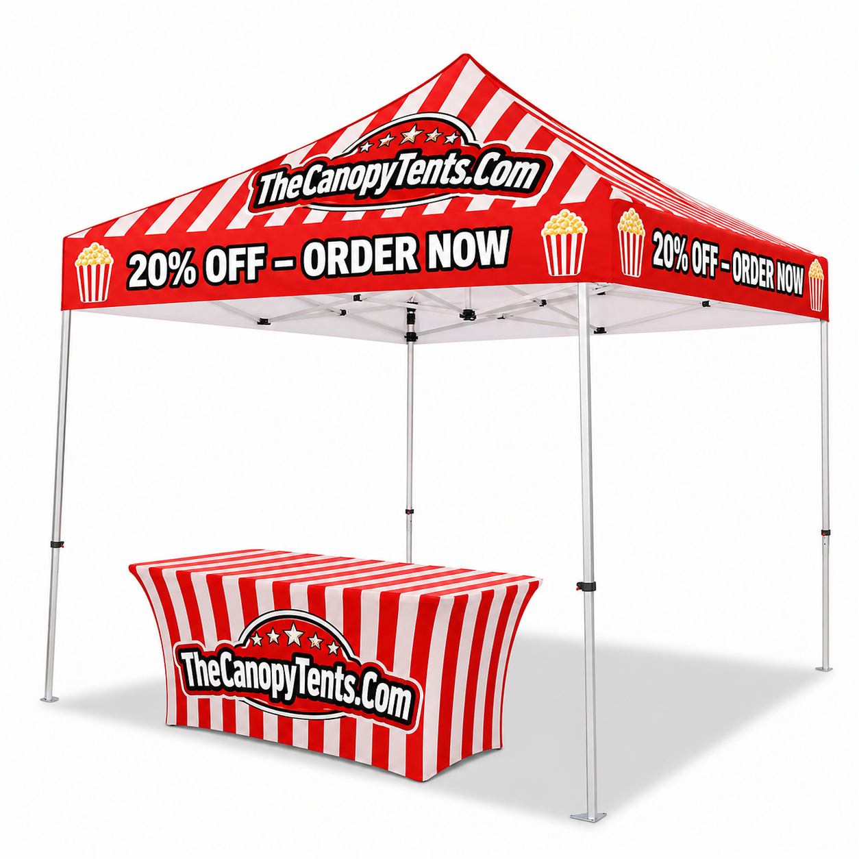 Custom Canopy Tents with Logo From $534 | Free Shipping