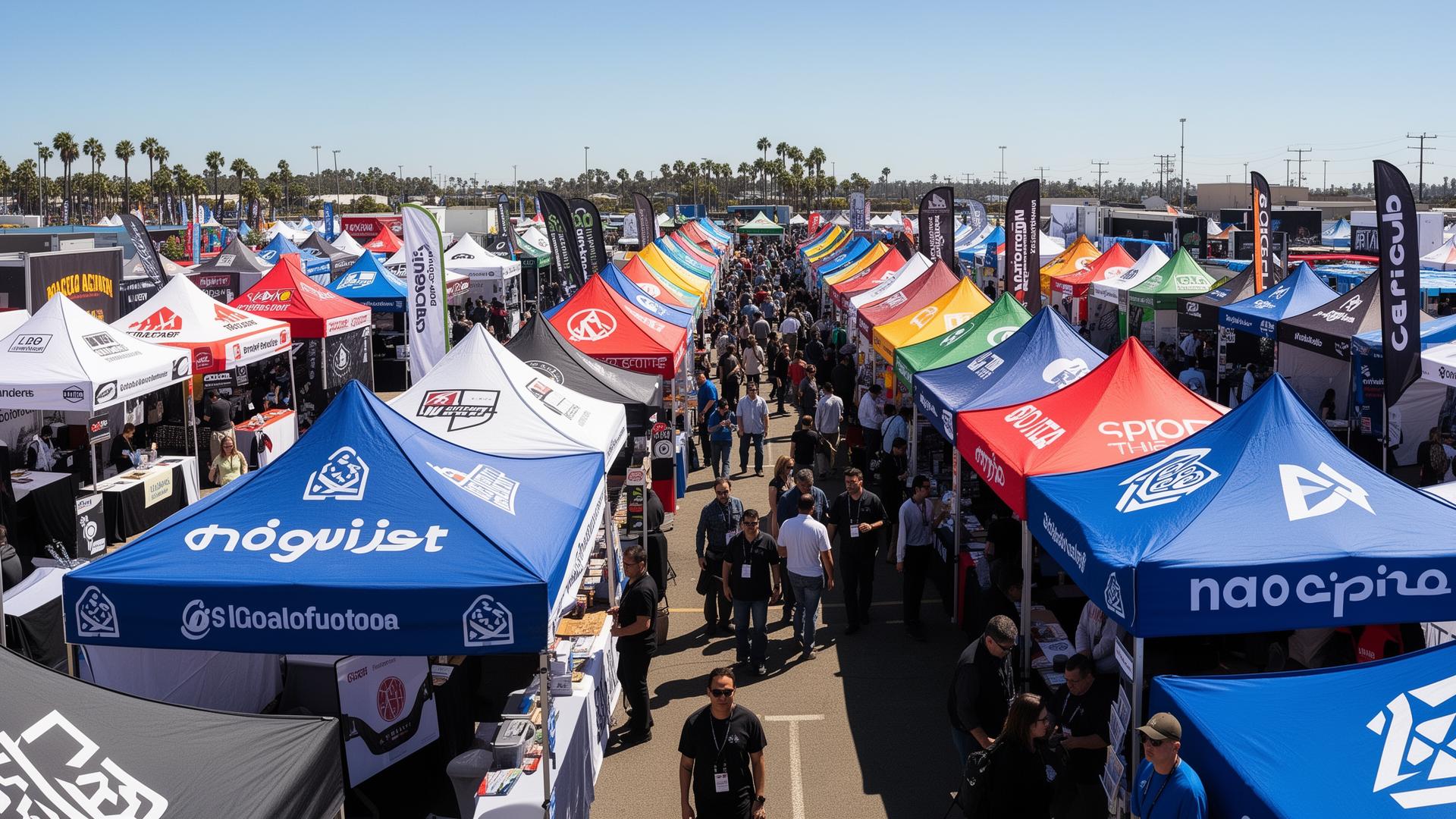 Branded Custom Canopy Tents with Logo From $534 USA + Ship